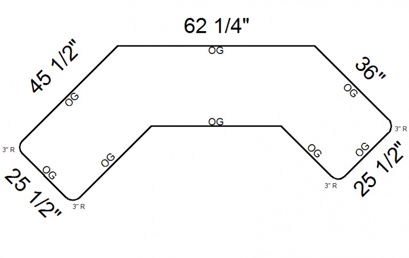 QuickQuote Features - Automated Drawing - QuickQuote Countertop Software